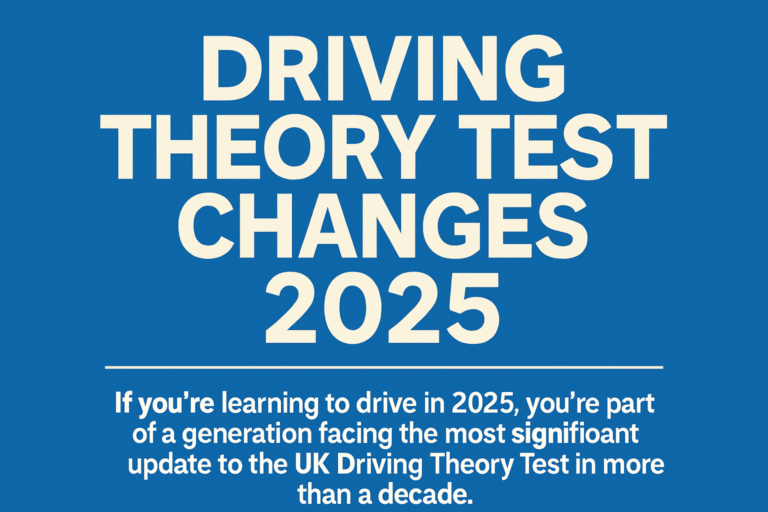 UK Driving Theory Test Changes 2025-2026 | Learner Drivers